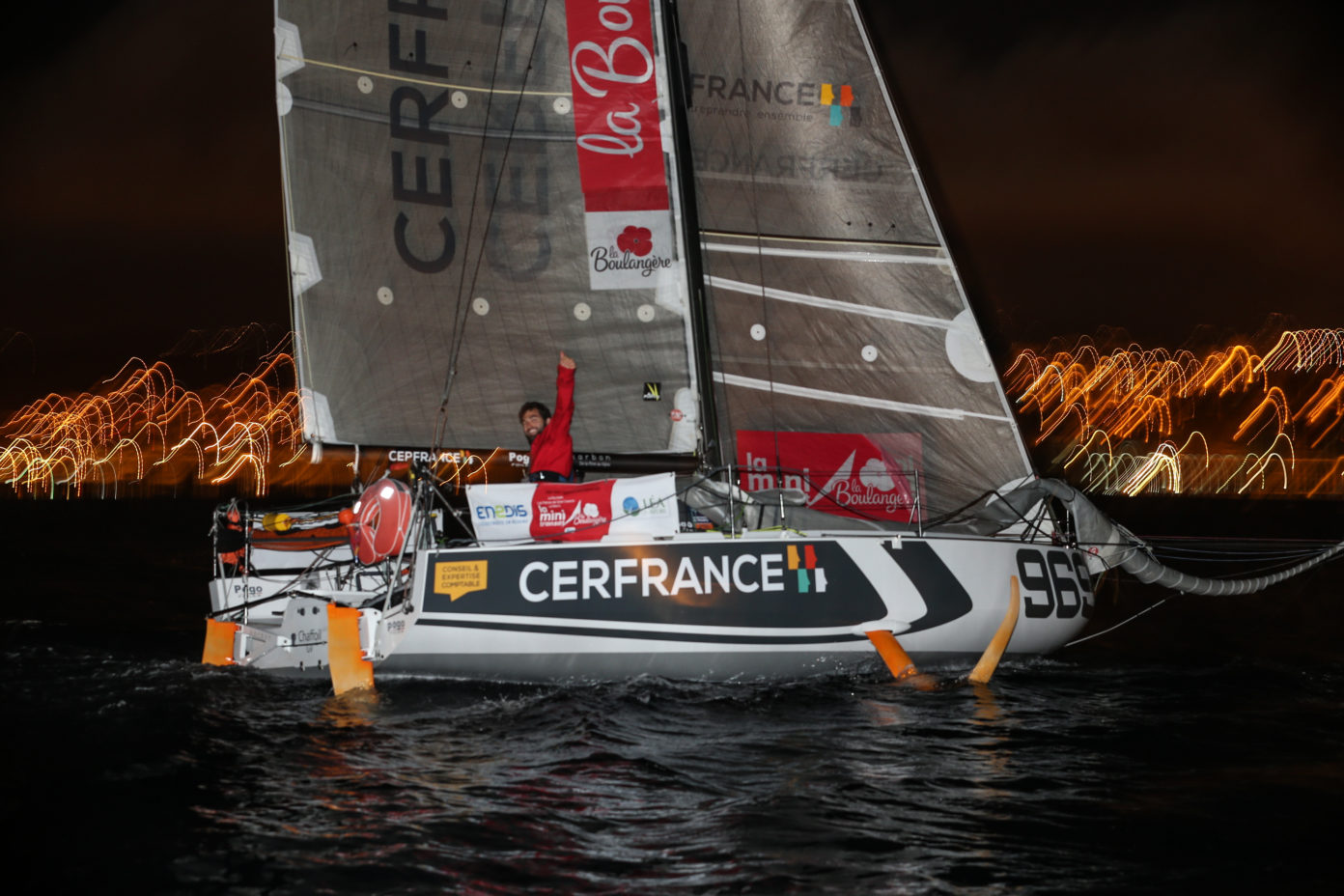 Mini-Transat. Tanguy Bouroullec 3e en proto sur son Pogo Foiler