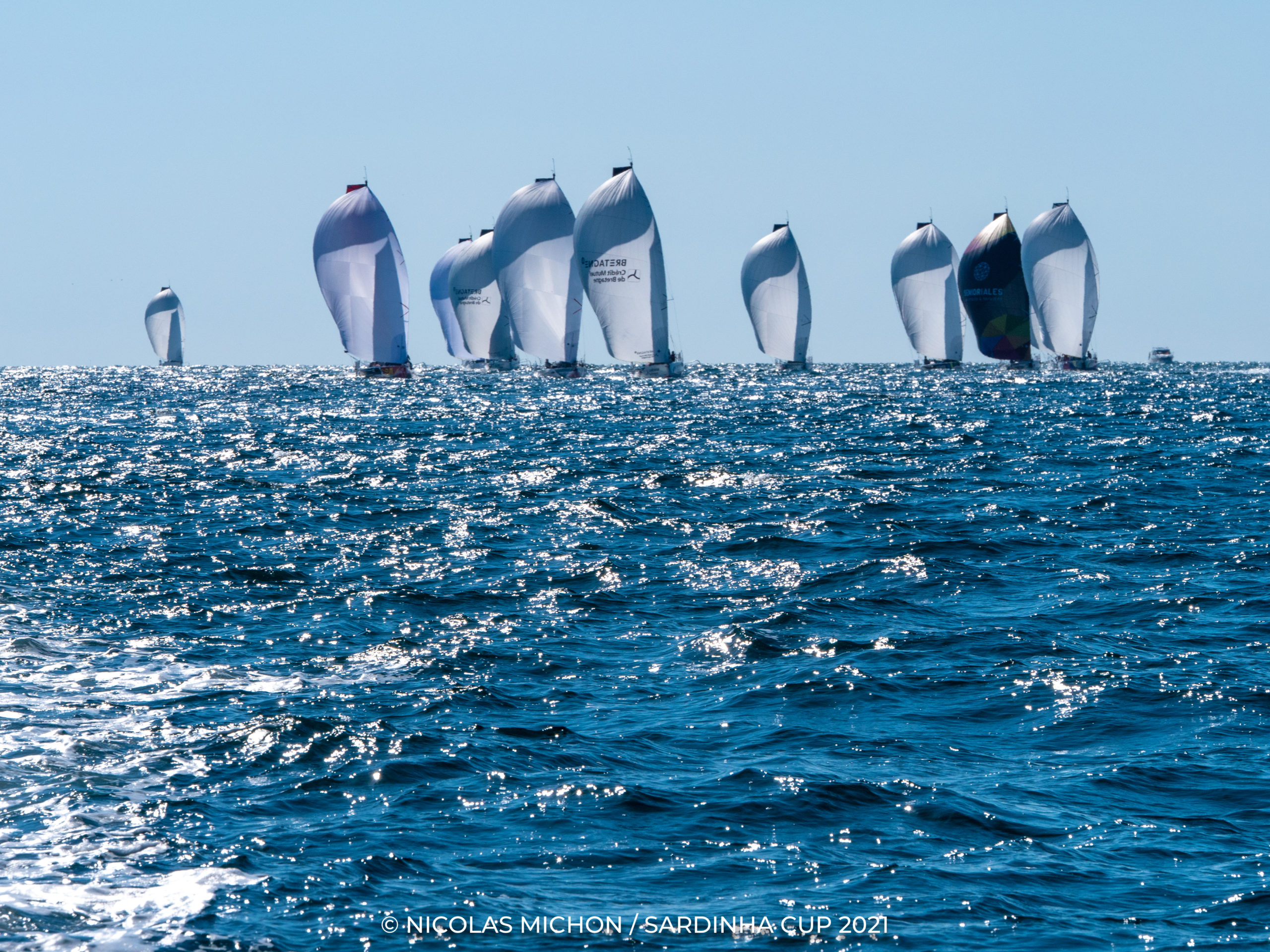Figaro. Sardinha Cup, départ de la 1ere étape
