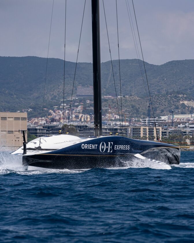 America's Cup. Première navigation pour l'AC75 Team Orient Express